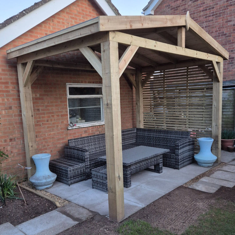 Heavy Duty Timber Gazebo DIY Kit with roof frame only | various sizes ...