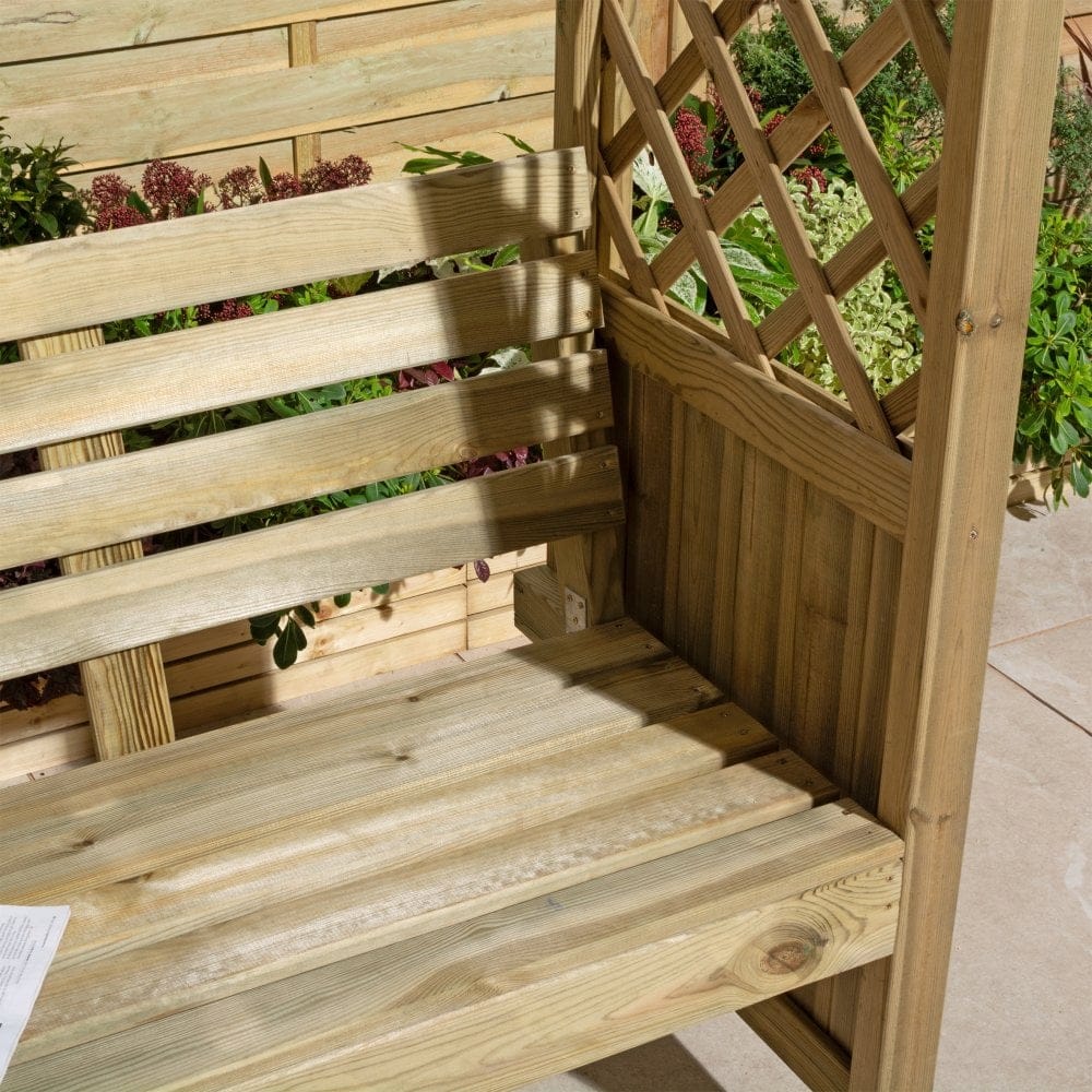 Corner Garden Arbour | Pergola Roof & side trellis | Tanalised Timber ...