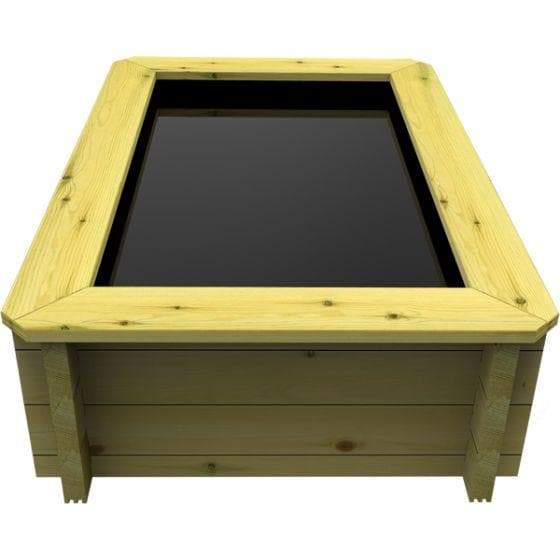 129 Gallon Raised Wooden Fish Pond, 1.5M X 1.5M, 27mm thick, 429mm high ...