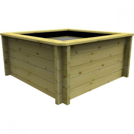 228 Gallon Wooden Fish Pond, 1.5M X 1.5M, 697mm high, 1035 litres ...