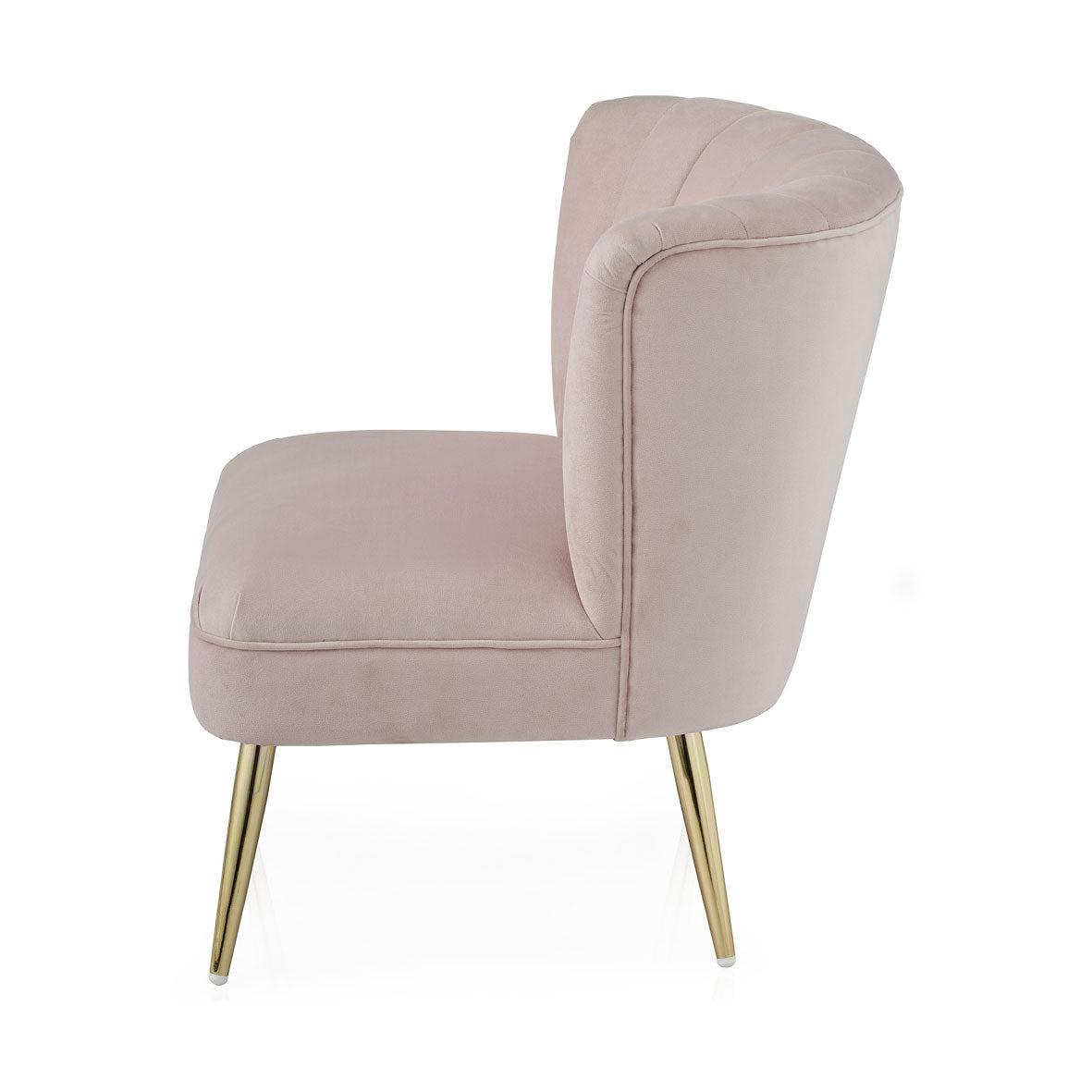 Blush pink cocktail chair store